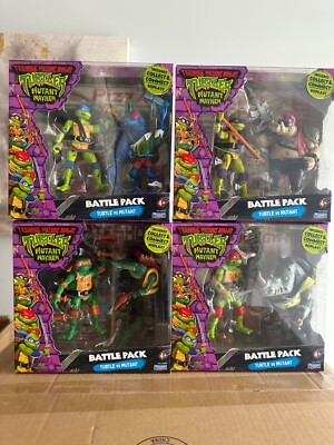 FULL SET Teenage Mutant Ninja Turtles Mayhem Battle Pack | eBay