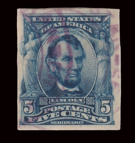 US Stamp Scott Catalogue # 315 – 1c 1906 Benjamin Franklin Imperf.Used ...