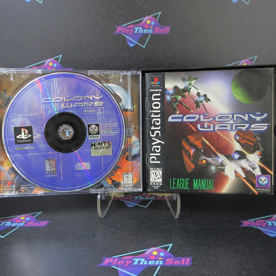 Colony Wars PS1 PlayStation 1 + Reg Card - Complete CIB 735009400420| eBay