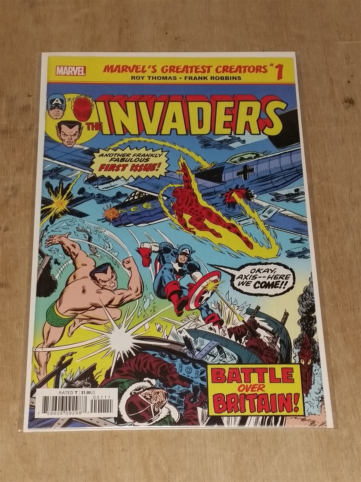 Marvel Comics Invaders #1 Marvels Greatest Creators Reprint NM for sale ...