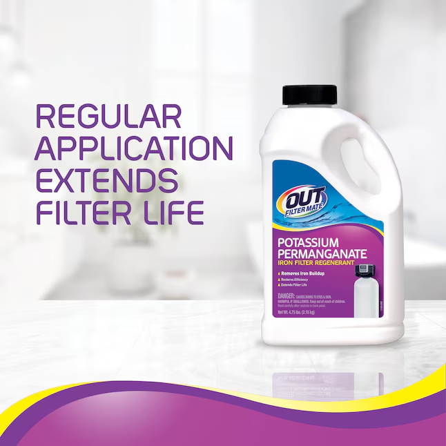 SUMMIT Potassium Permanganate Oxidize Iron Filter Regenerant JUMBO 4.75 ...