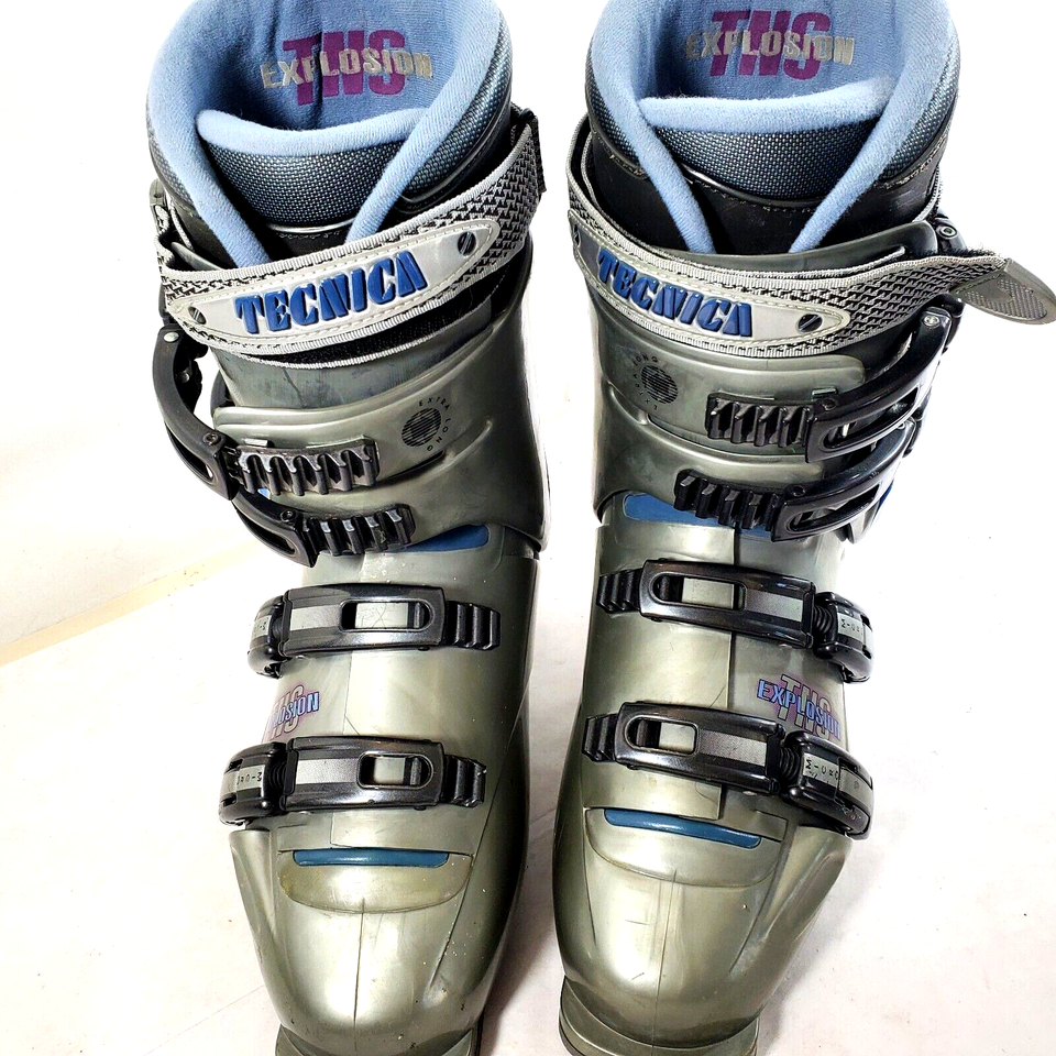 Tecnica TNS Explosion Ski Boots Size 6 - 7.5 Gray Silver AVS Curve ...
