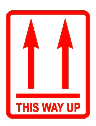 This Way Up Sticker