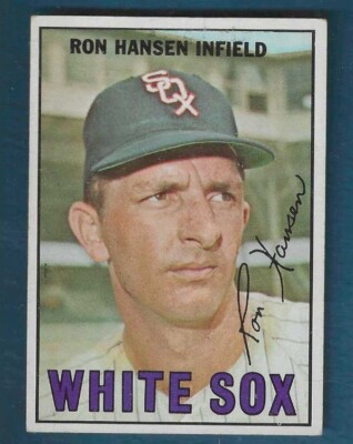 1967 Topps Baseball Chicago White Sox Ron Hansen #9 VG+ | eBay