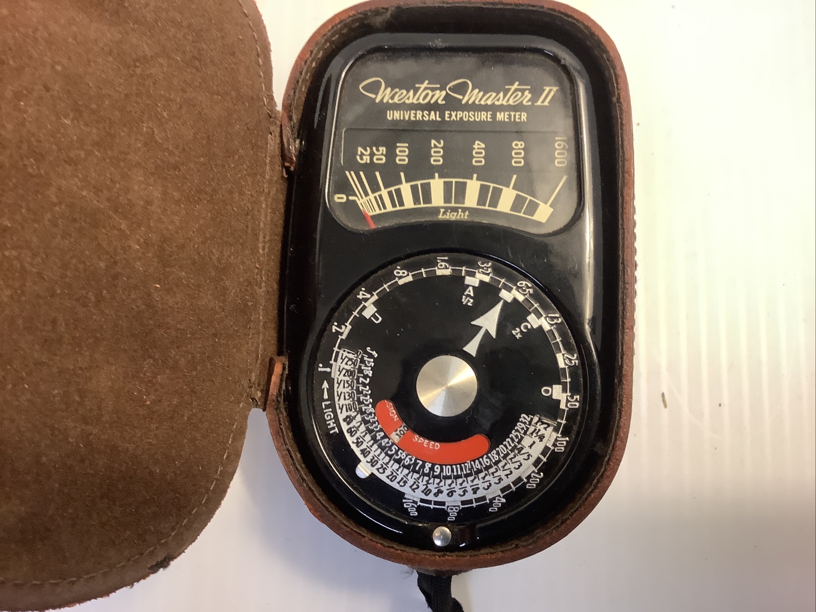 Weston Master II Universal Exposure Meter Model 735 With Case | eBay