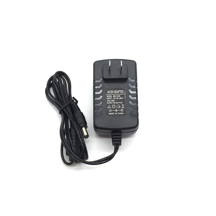 Hot AC Power Adapter 12V DC Supply 2A Regulated Wall Wart Charger 5 ...
