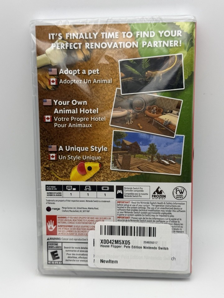 House Flipper PETS EDITION Rare - Nintendo Switch - Brand New | Factory ...