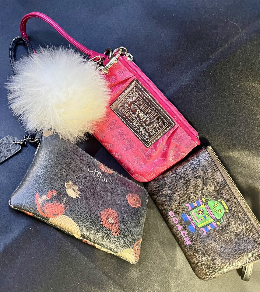 Coach Assorted Bundle Lot of 15 Multicolor Wristlets Vintage/Current ...