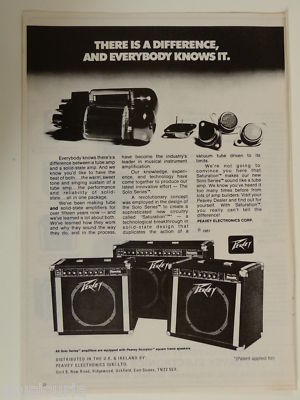 retro magazine advert 1981 PEAVEY tube amps | eBay