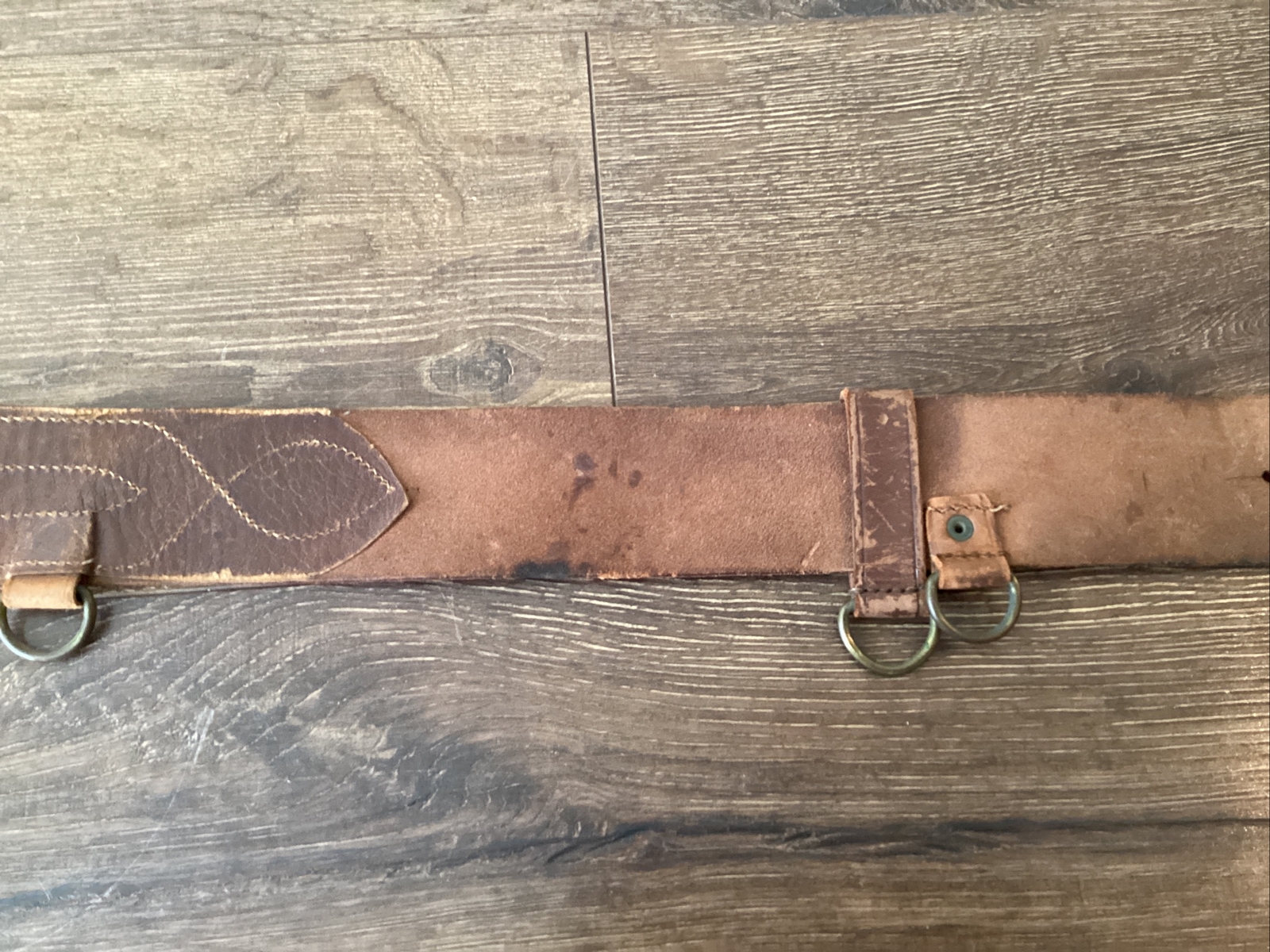 WWII Japanese Army Officers Leather Sword Saber Belt WW2 Pacific ...