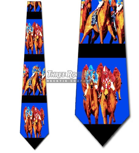 Horse Racing Ties Eqestrian Tie Men's Horse Neck Ties Racing Tie | eBay