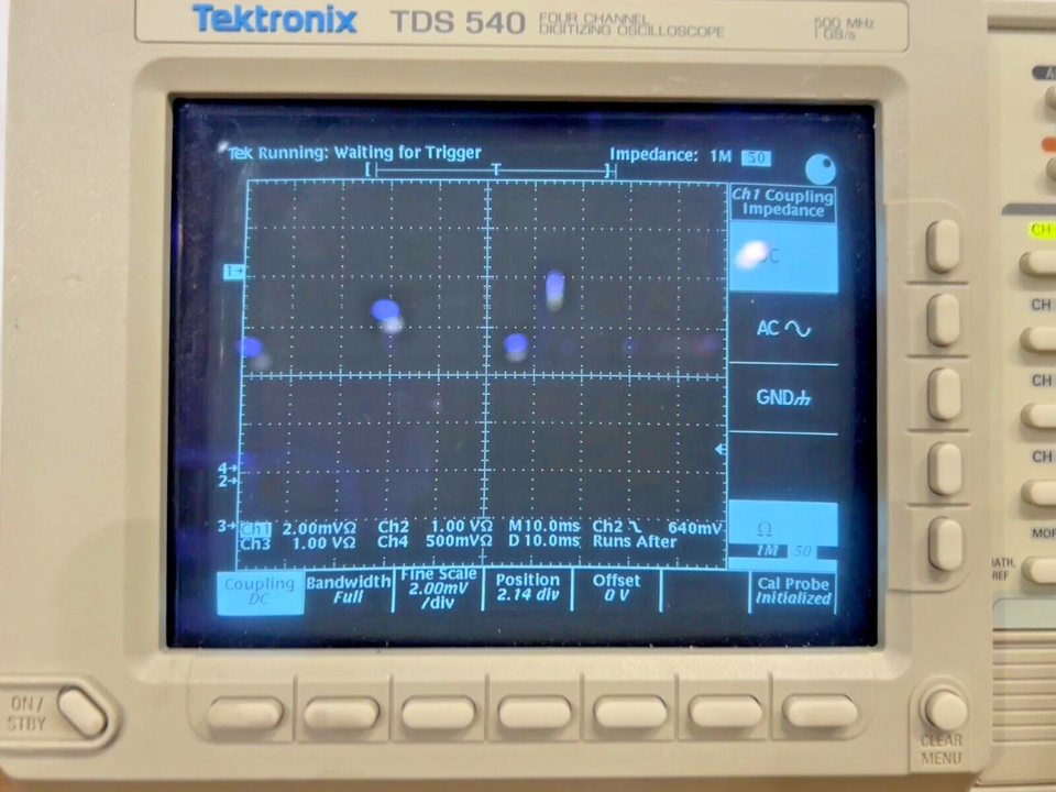 Tektronix TDS540 4 Channel, 500MHz 1GS/s Oscilloscope | eBay