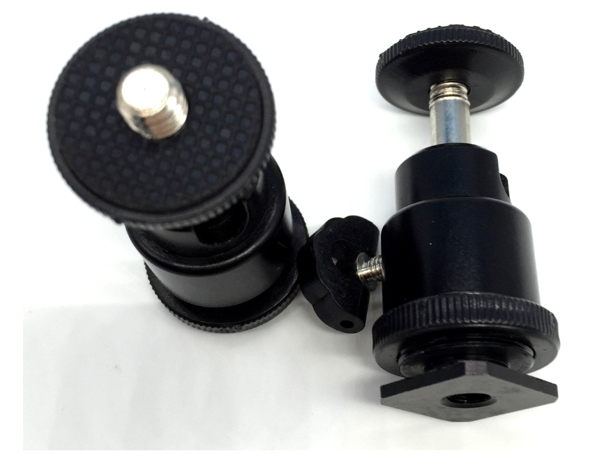 5PCS Mini Ball Head with Lock and Hot Shoe Adapter Camera Cradle for ...