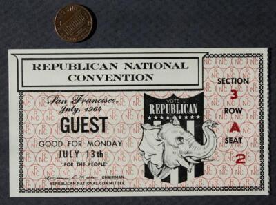 July 13 1964 San Francicso California GOP Republican National ...