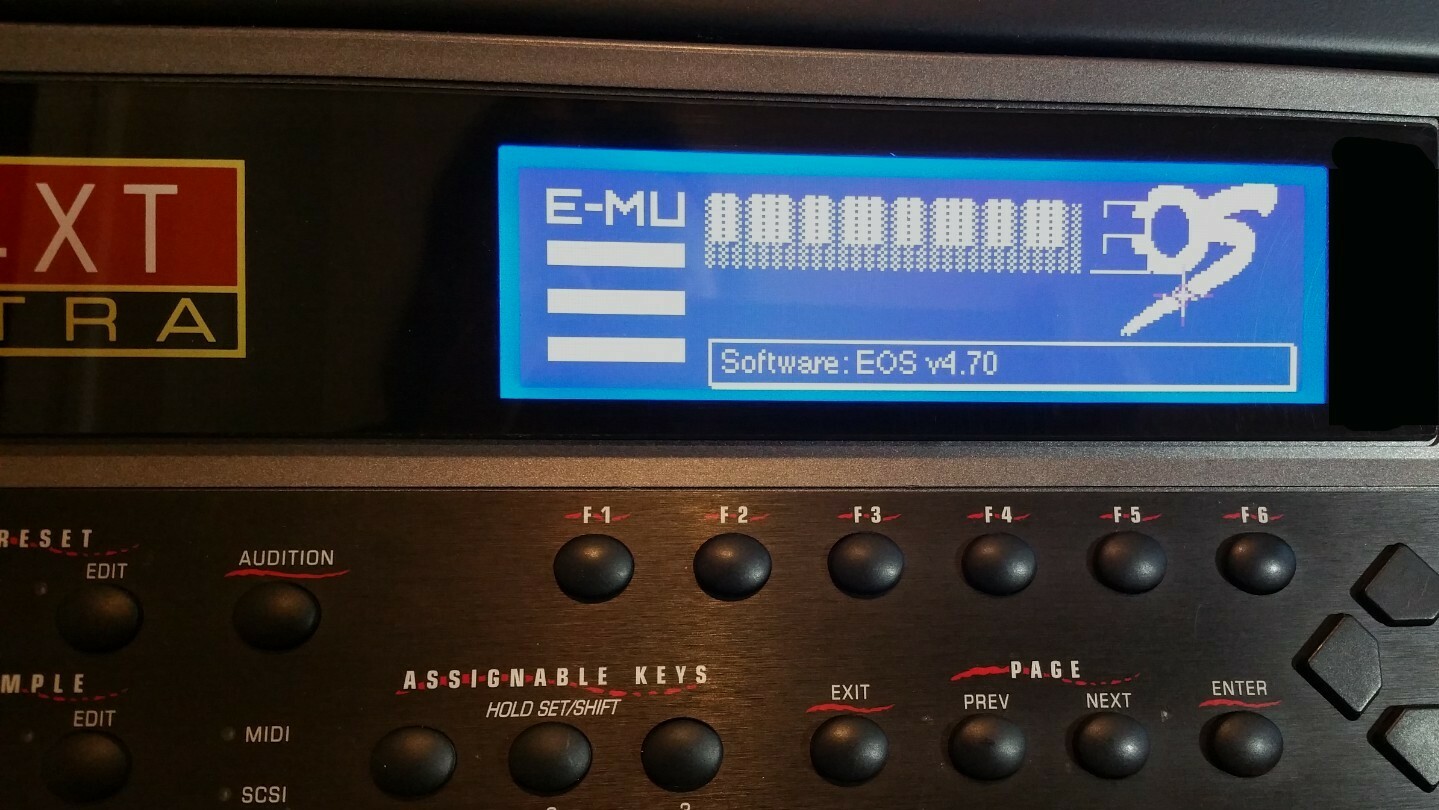 EMU ULTRA E4XT e6400 E-SYNTH E5000 E4 Platinum (Negative) Custom LED Display ! | eBay