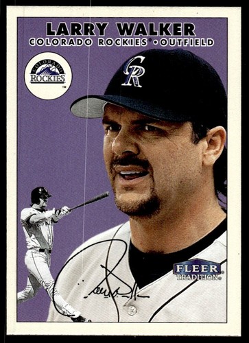 2000 Fleer Tradition Larry Walker Colorado Rockies #100 | eBay