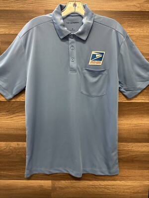 USPS Postal Service Blue Men’s Polo Assorted Sizes | eBay
