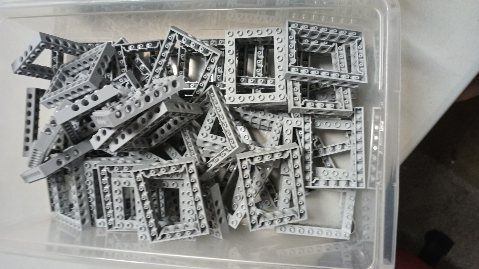 Lego 32532 Technic Brick 4x6 32532 Bricks Light bluish Gray lot of 50 ...