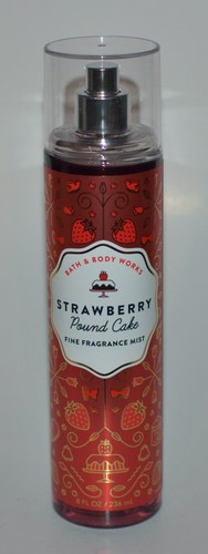 1 BATH & BODY WORKS STRAWBERRY POUND CAKE FINE FRAGRANCE MIST SPRAY 8 ...