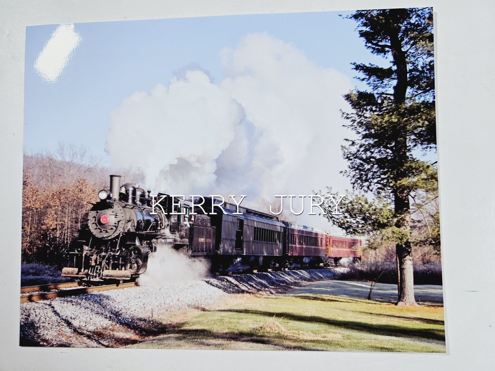 Everett Railroad #11 in Hollidaysburg PA on 12.5.15 8x10 Photo by Kerry ...