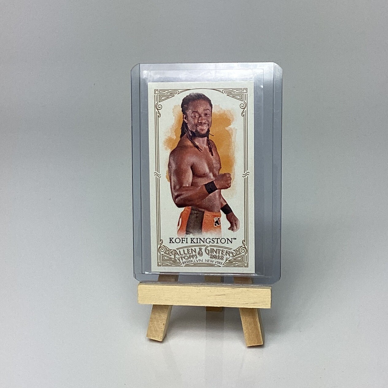Kofi Kingston Card 2012 Topps WWE Heritage Allen & Ginter #7 Wrestling ...