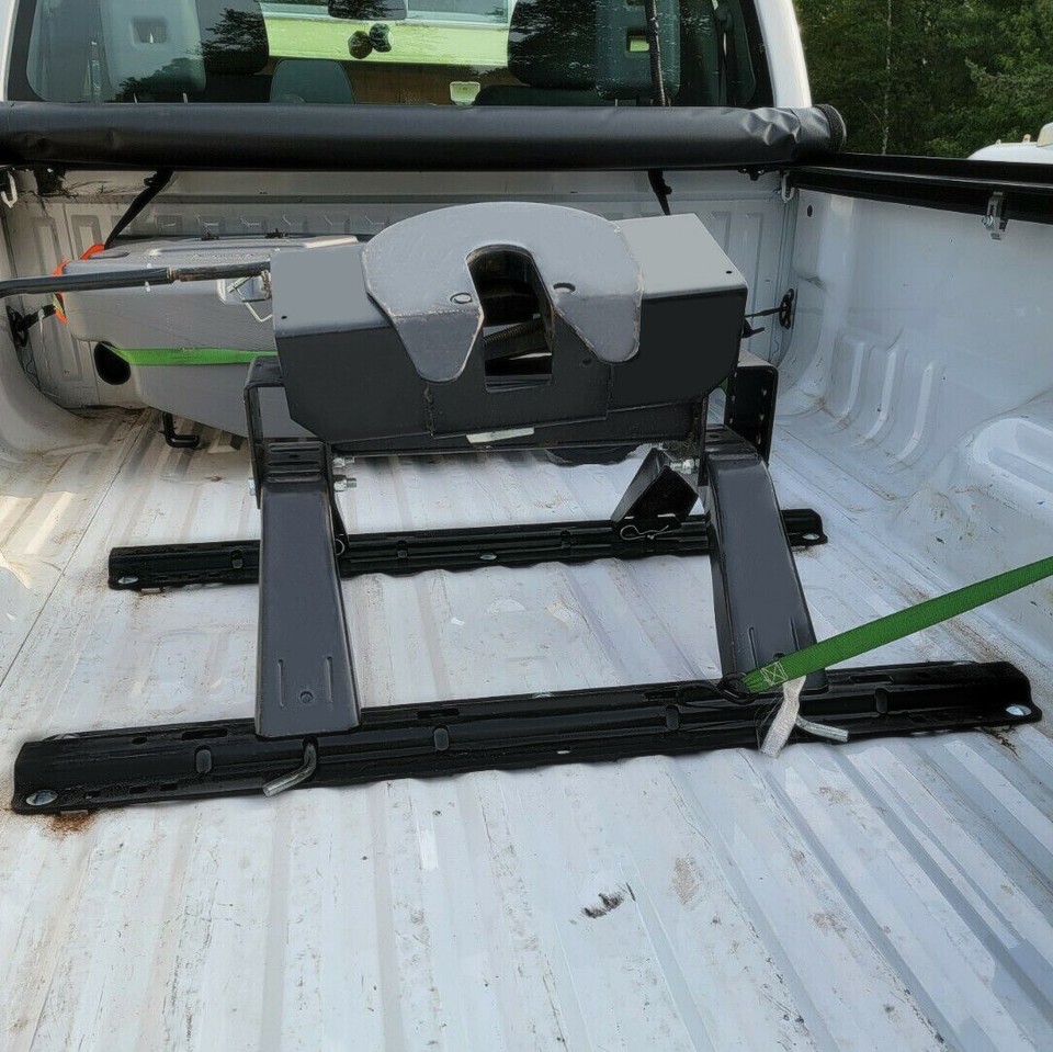 20K Fifth 5th Wheel Mounting Rail Kit Trailer Hitch Mount For Ford ...