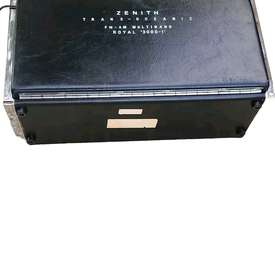 Vtg. Zenith Trans-Oceanic FM-AM Multiband Royal 3000-1 Radio ...