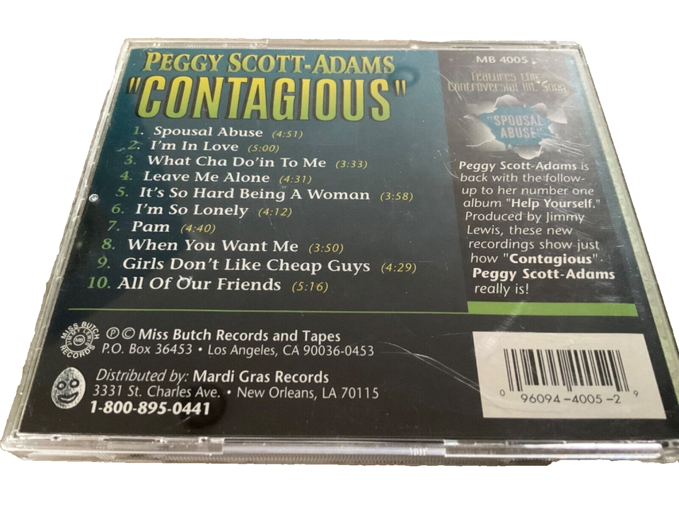 CONTAGIOUS W/ PEGGY SCOTT-ADAMS, MUSIC CD 96094400529| eBay