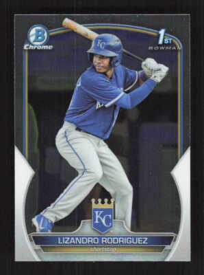 Lizandro Rodriguez 2023 Bowman Chrome Prospects Kansas City Royals #BCP ...