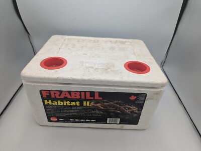 Frabill Habitat II 2 Worm Box 12" With Bedding Storage Super Gro Foam ...