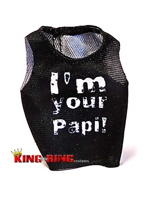 WWE Mattel Elite EDDIE GUERRERO Papi SHIRT Wrestling Figure Clothing ...