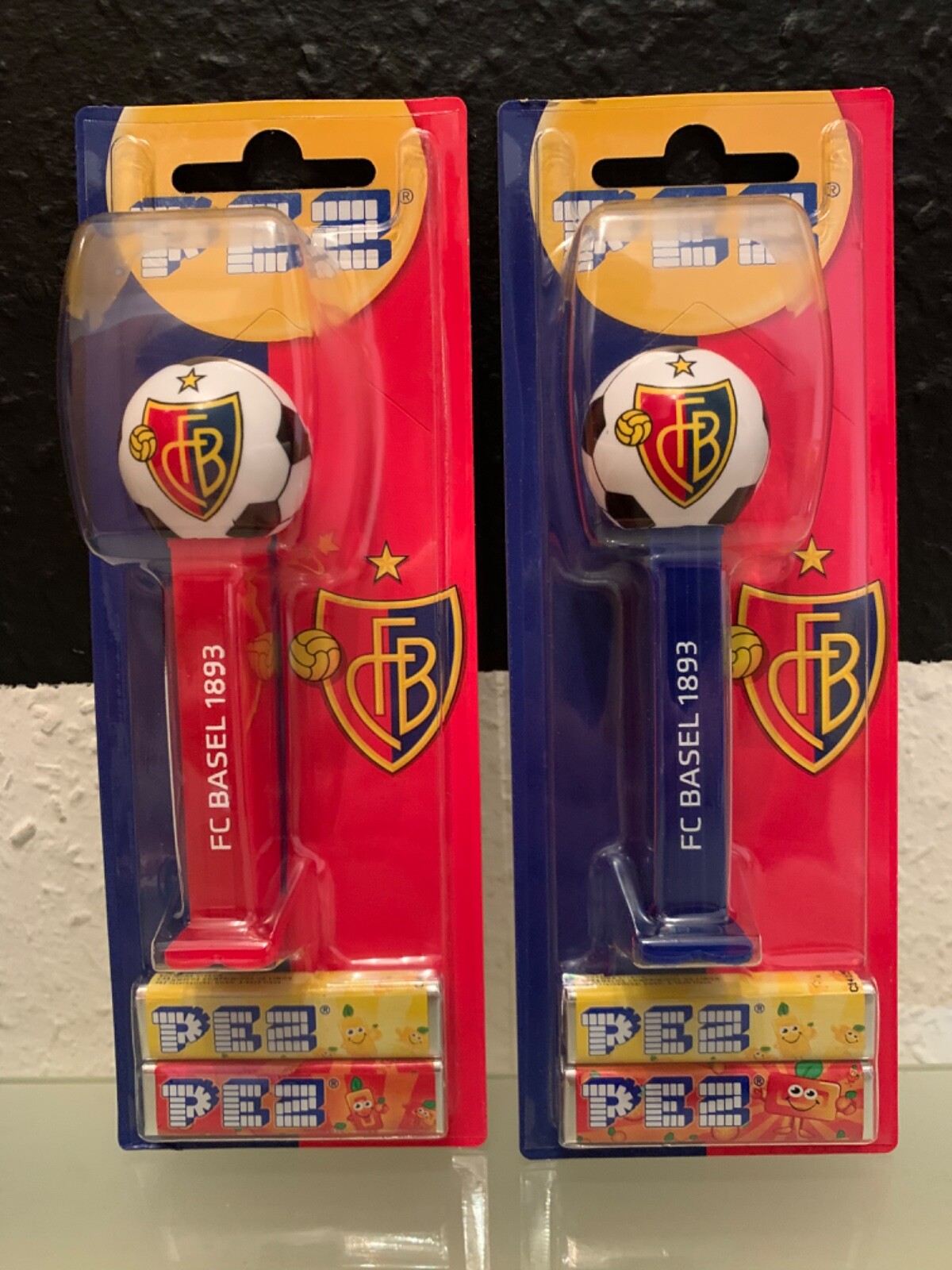 Pez FC Basel soccer ball dispenser set of 2 | eBay