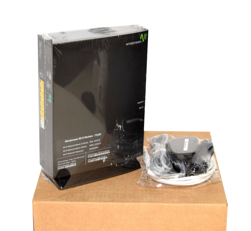 WINDSTREAM T3200 VDSL2 Wireless AC Gateway Wi-Fi modem Bonded Router ...