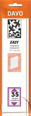 DAVO EASY Self-Adhesive Mounts CLEAR 215 x 35 Package of 18 | eBay