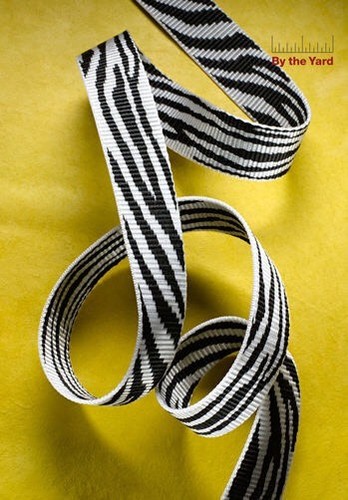 Item# 1862102 1-1/4" Zebra Print Webbing 6 Yard Spool | eBay