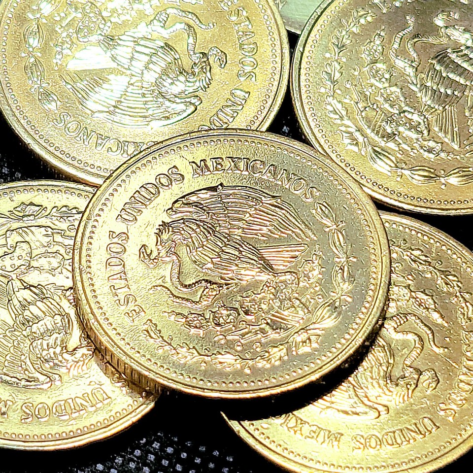*Beautiful* Authentic Mexico 1000 Pesos Genuine Rare Mexican Bronze ...