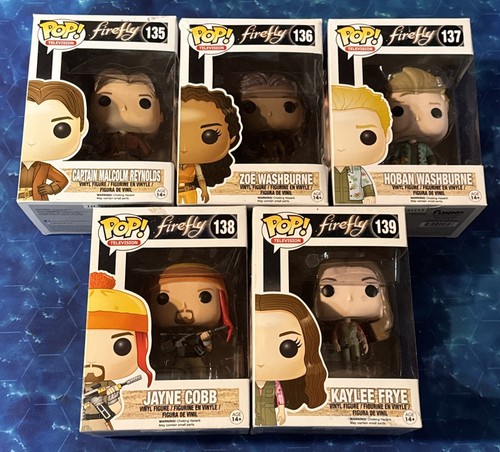 Funko Pop! Television Firefly Lot Set of 5 Vaulted Vinyl Figures | eBay