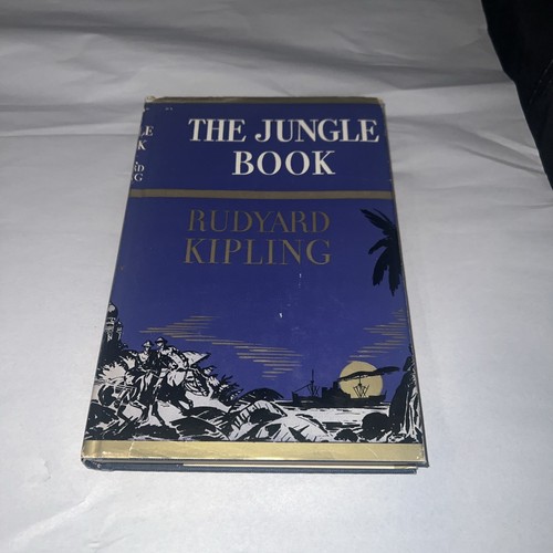 RUDYARD KIPLING THE JUNGLE BOOK (1894) DUST JACKET RARE READ DESCR. HC ...