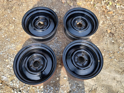 Rare 15x6 Solid Steel Wheels Dodge Plymouth, Chrysler Mopar JJ Code ...
