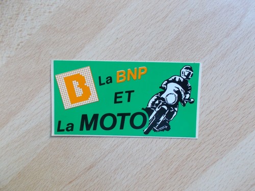 Sticker La BNP and The Motorcycle | eBay