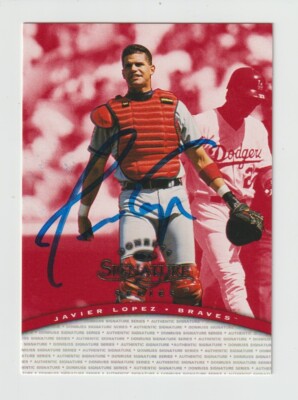 Javy Lopez - 1997 Donruss Signature Series - Autographed - Auto ...