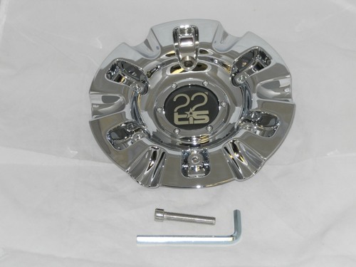 TIS 22" WHEELS TIS-06 S409-01 TIS0620022 CHROME WHEEL RIM CENTER CAP ...