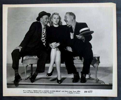 NEVER GIVE A SUCKER AN EVEN BREAK Original Photo #1172-93 Leon Errol W ...