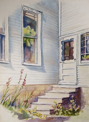 Back door/original watercolor painting/20"x15"/Emily L Wittman, artist ...
