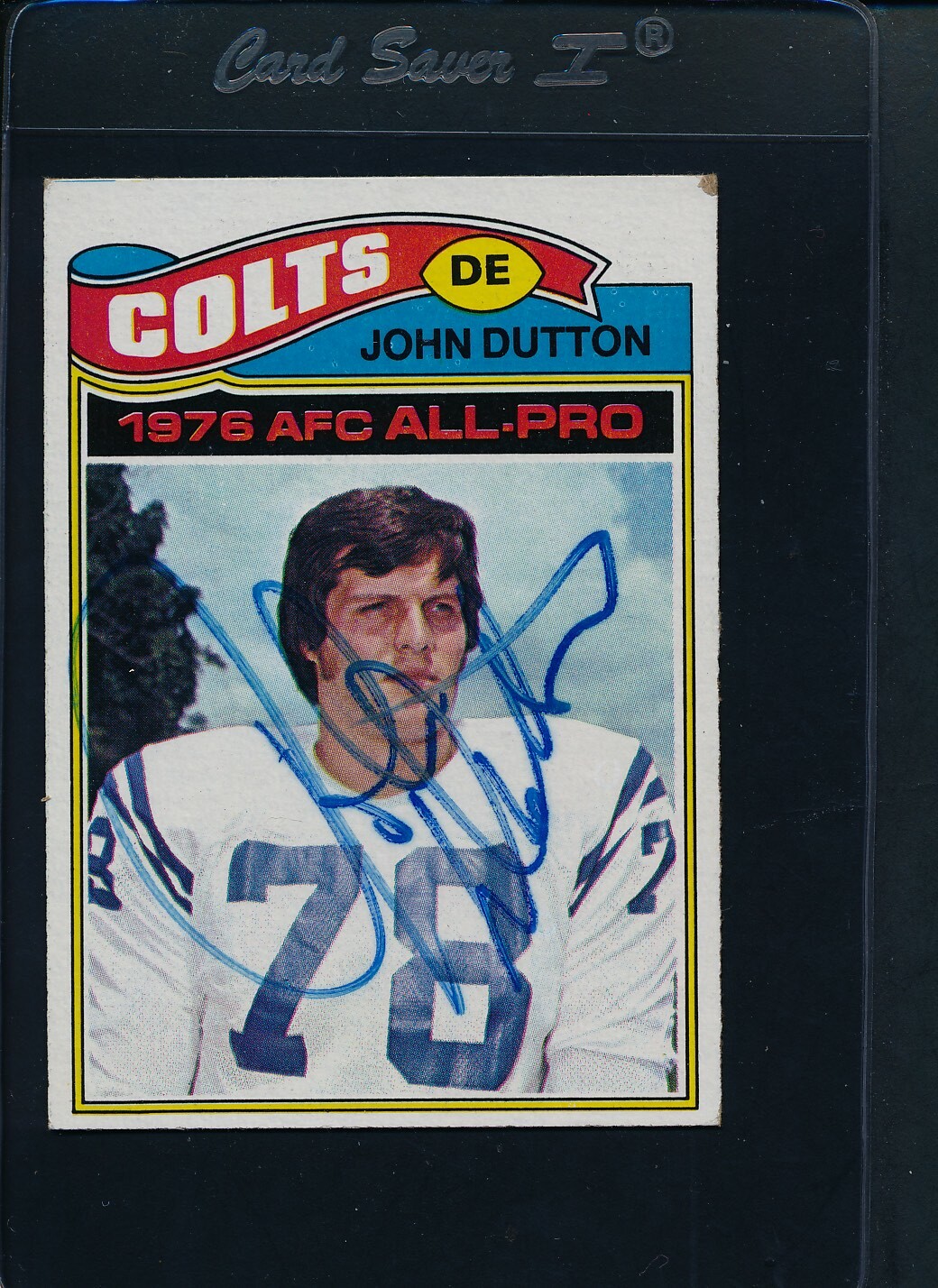 1977 Topps #410 John Dutton Colts Signed Auto *31593 | eBay