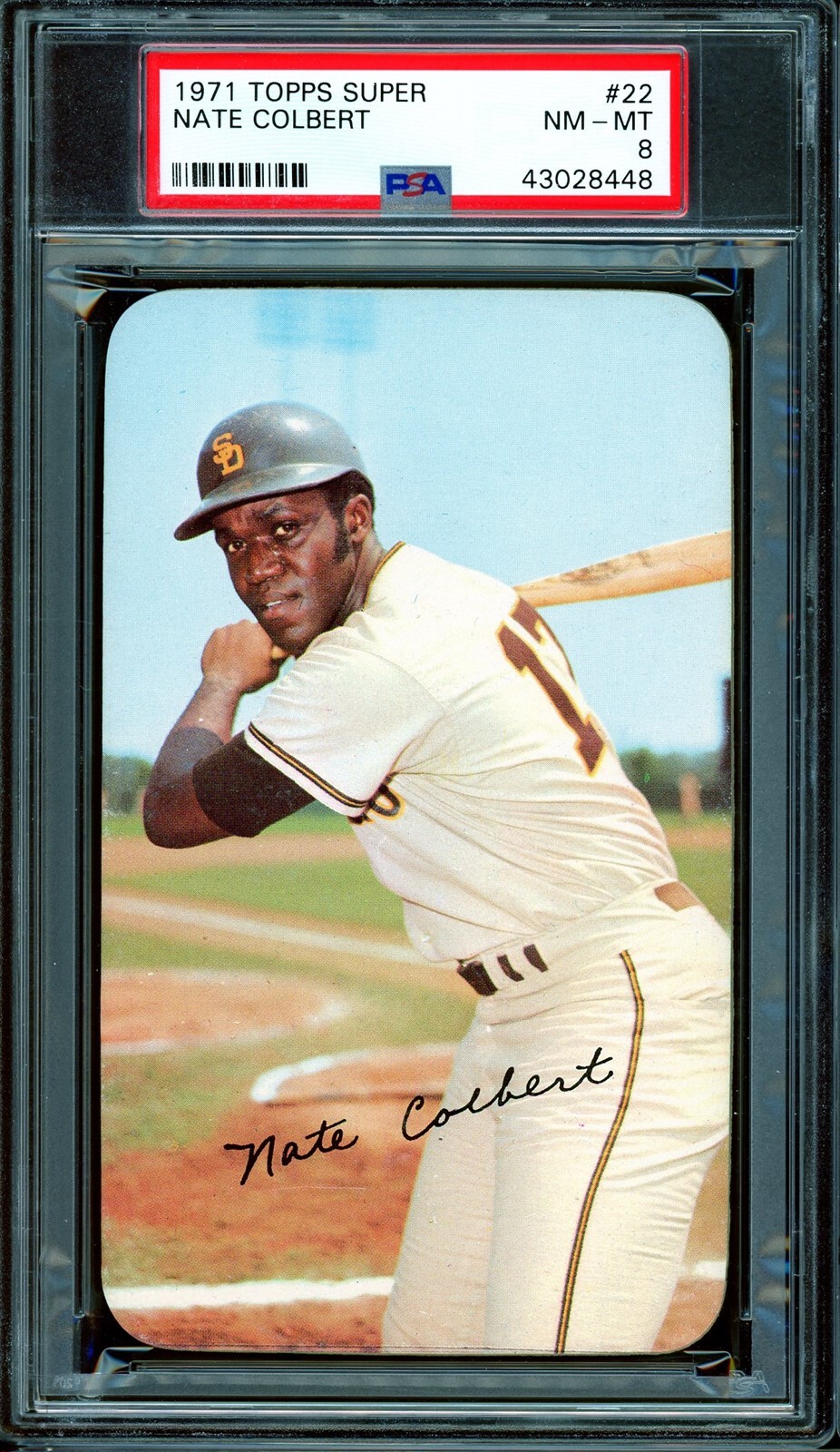 1971 Topps Super Baseball #22 Nate Colbert PSA 8 | eBay