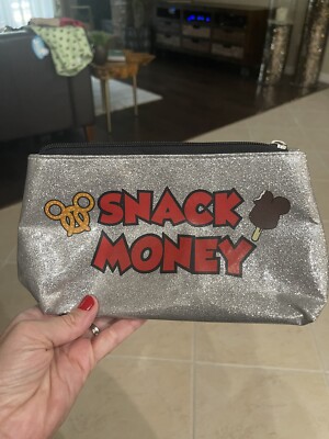 Disney Parks Mickey Snacks Money Pouch Cosmetic Makeup | eBay