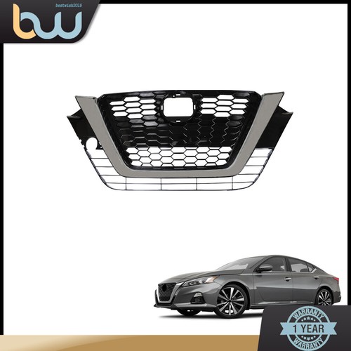 For Nissan Altima 2019-2021 Grill Black Front Bumper Upper Grille 62310 ...