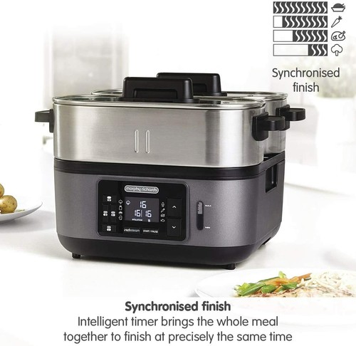 Morphy Richards Intellisteam Food Steamer 470006 S/Steel 6.8L 1600W ...