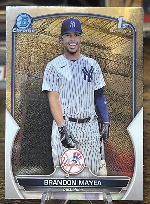Brandon Mayea 2023 1st Bowman Chrome Prospect | eBay